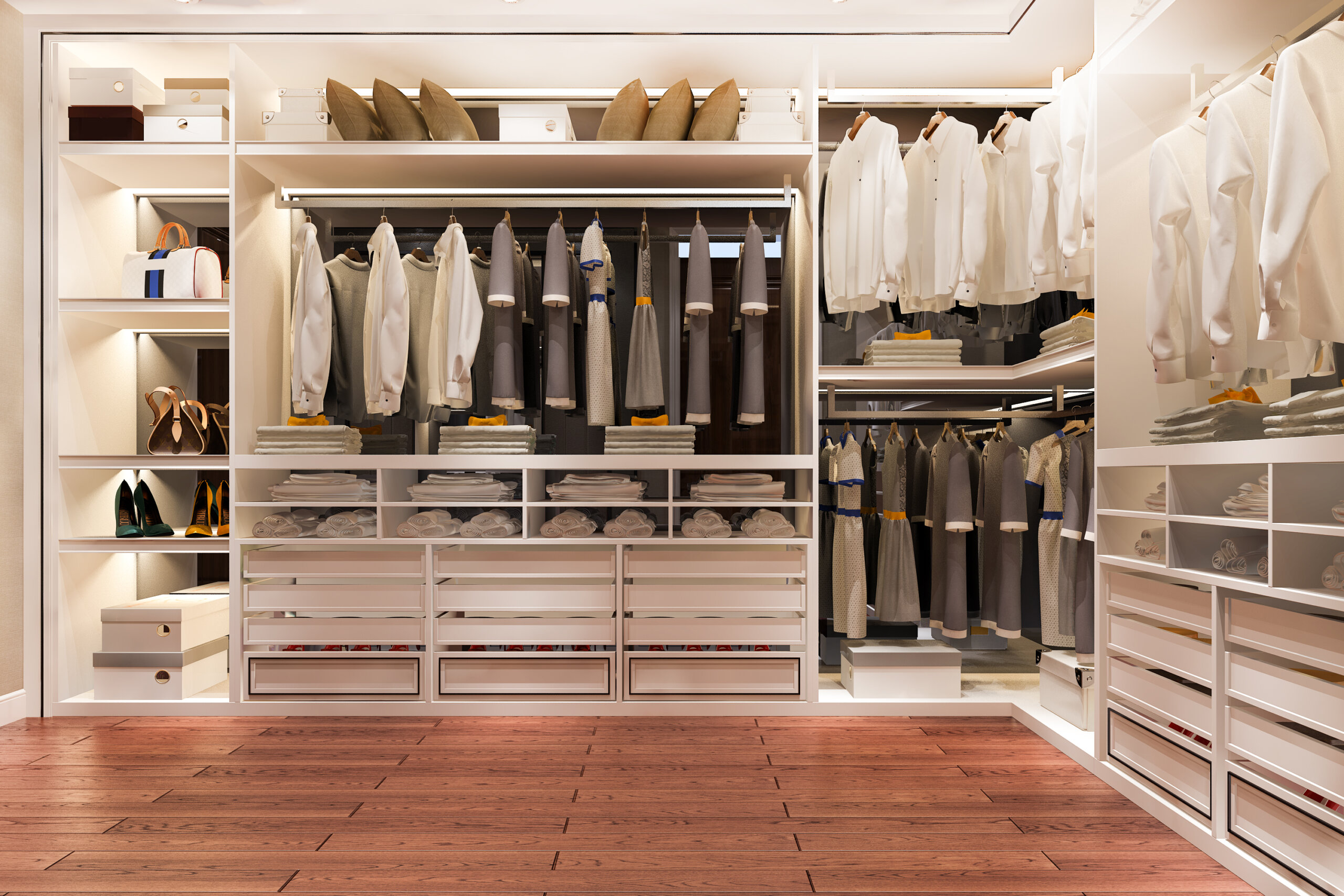 U-Shaped Wardrobe Trends for Modern Homes